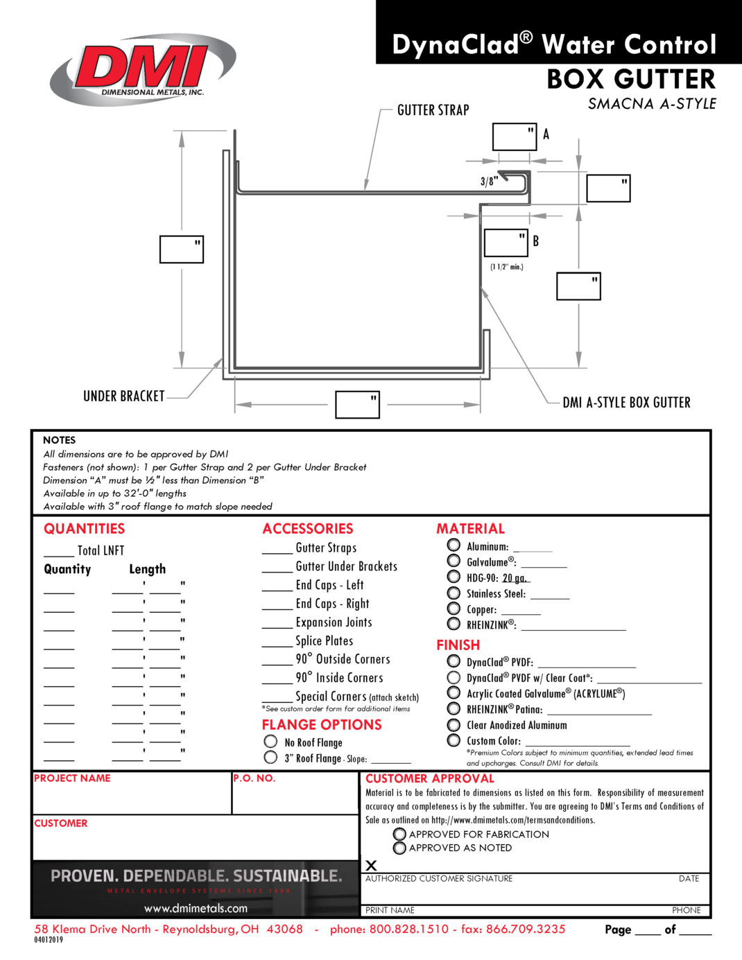 Commercial Box Gutters System – SMACNA Box Gutter