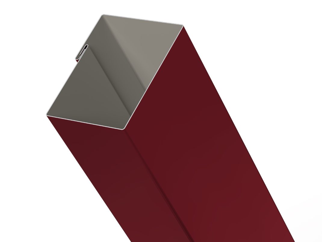 Box Downspout – Aluminum, Metal, Copper Box Downspout Dimensional ...
