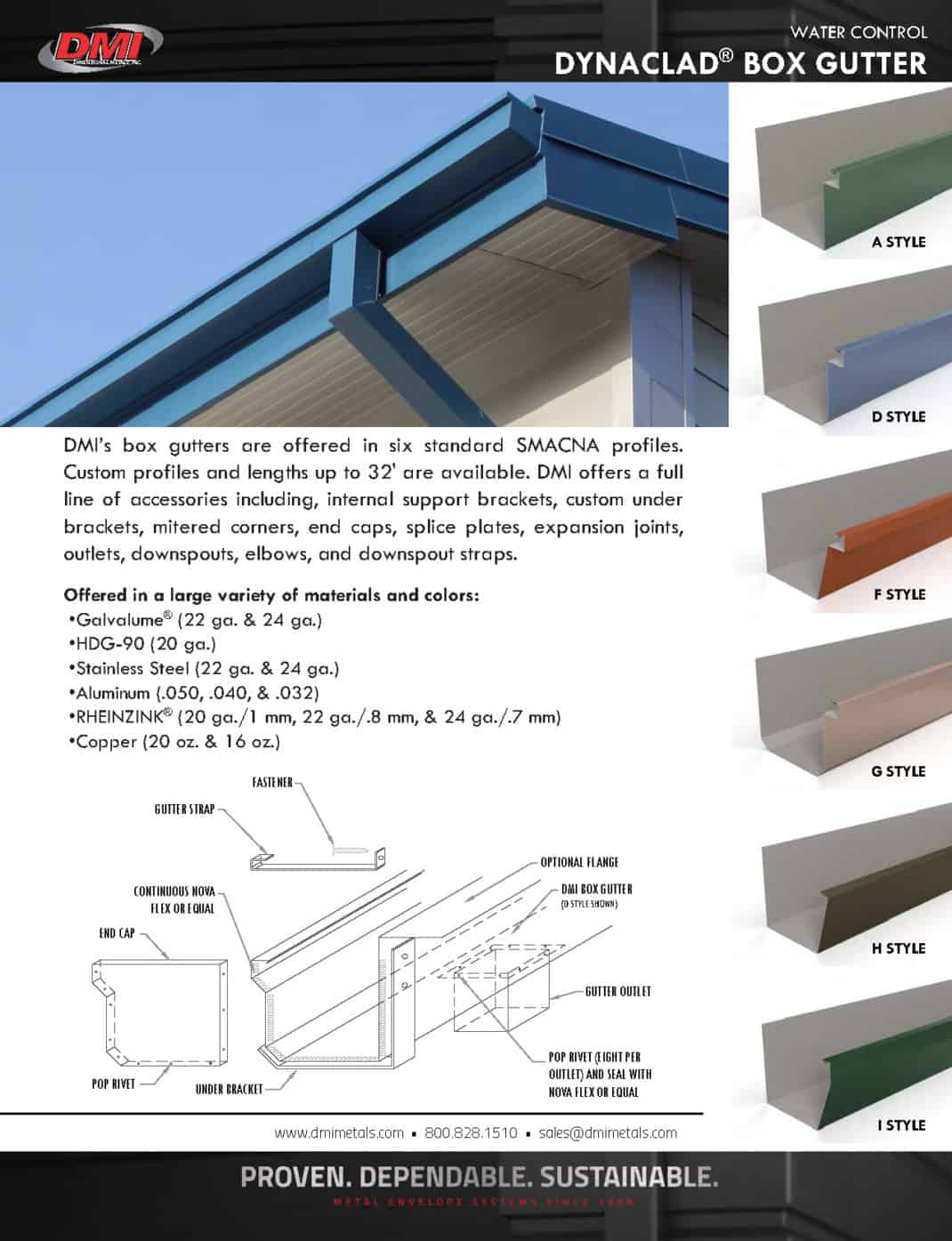 Commercial Box Gutters System – SMACNA Box Gutter