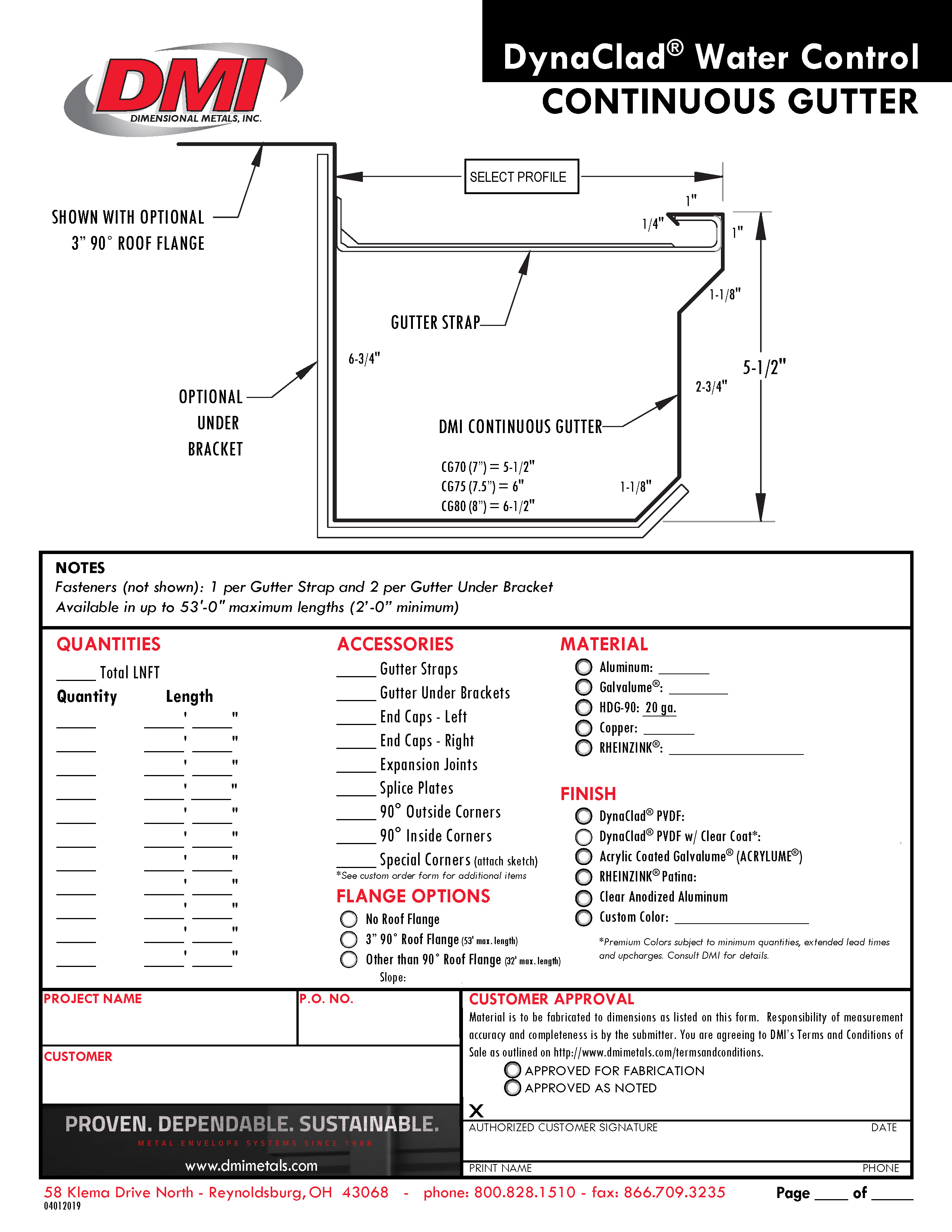 Gutter Proposal Template