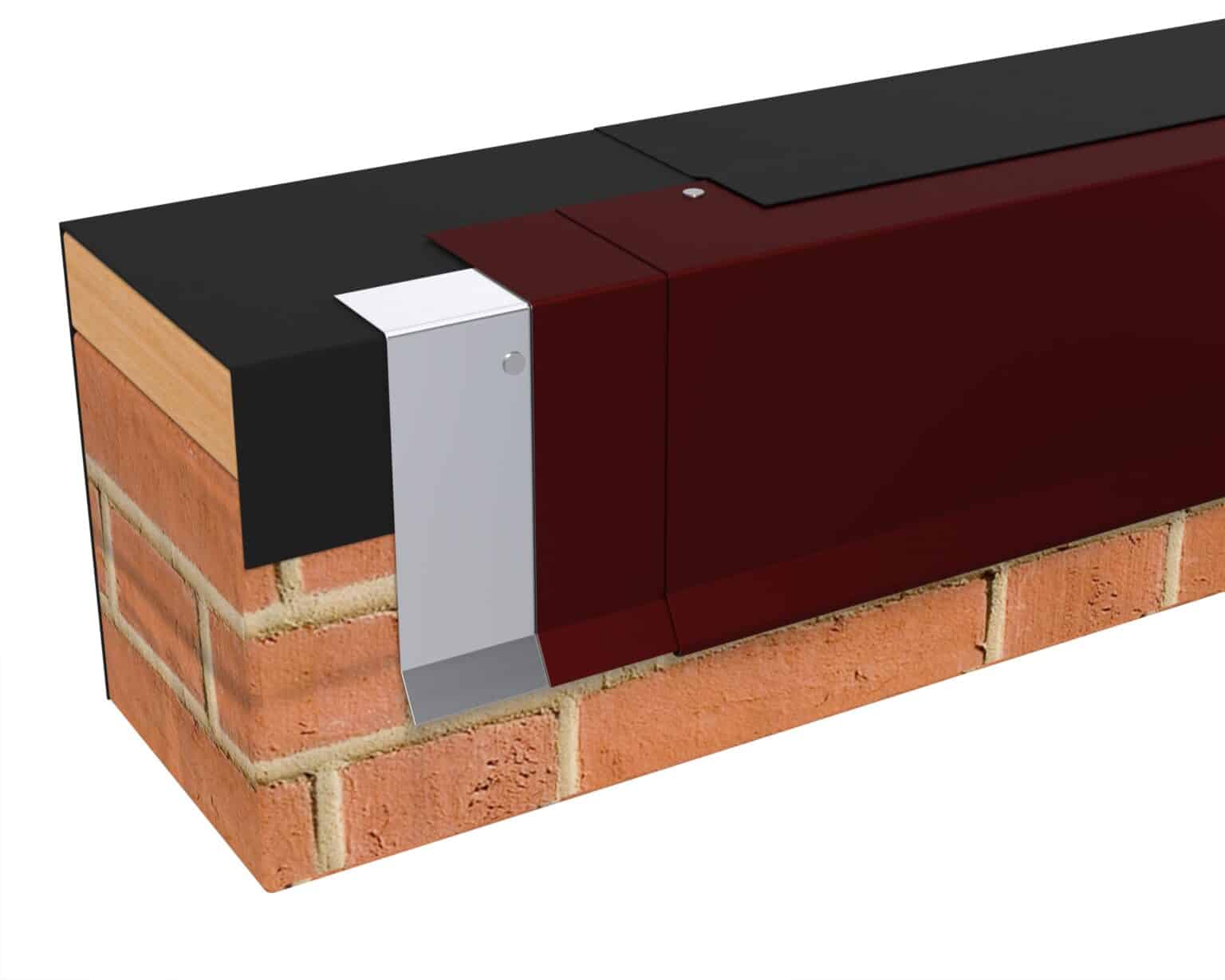 Metal Roof Coping, Edge Metal Coping, Aluminum Coping