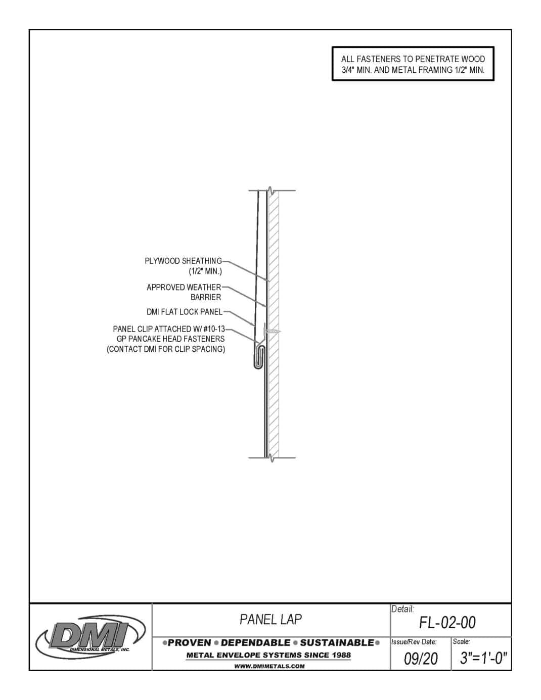 Flat-Lock-02-00 Panel Lap