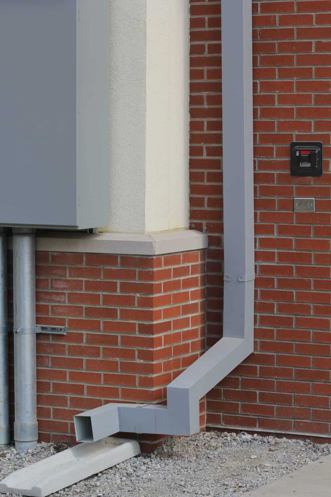 Box Downspout – Aluminum, Metal, Copper Box Downspout Dimensional ...