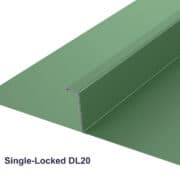 Double-Lock DL20 Structural Standing Seam Metal Roof Panel Dimensional ...